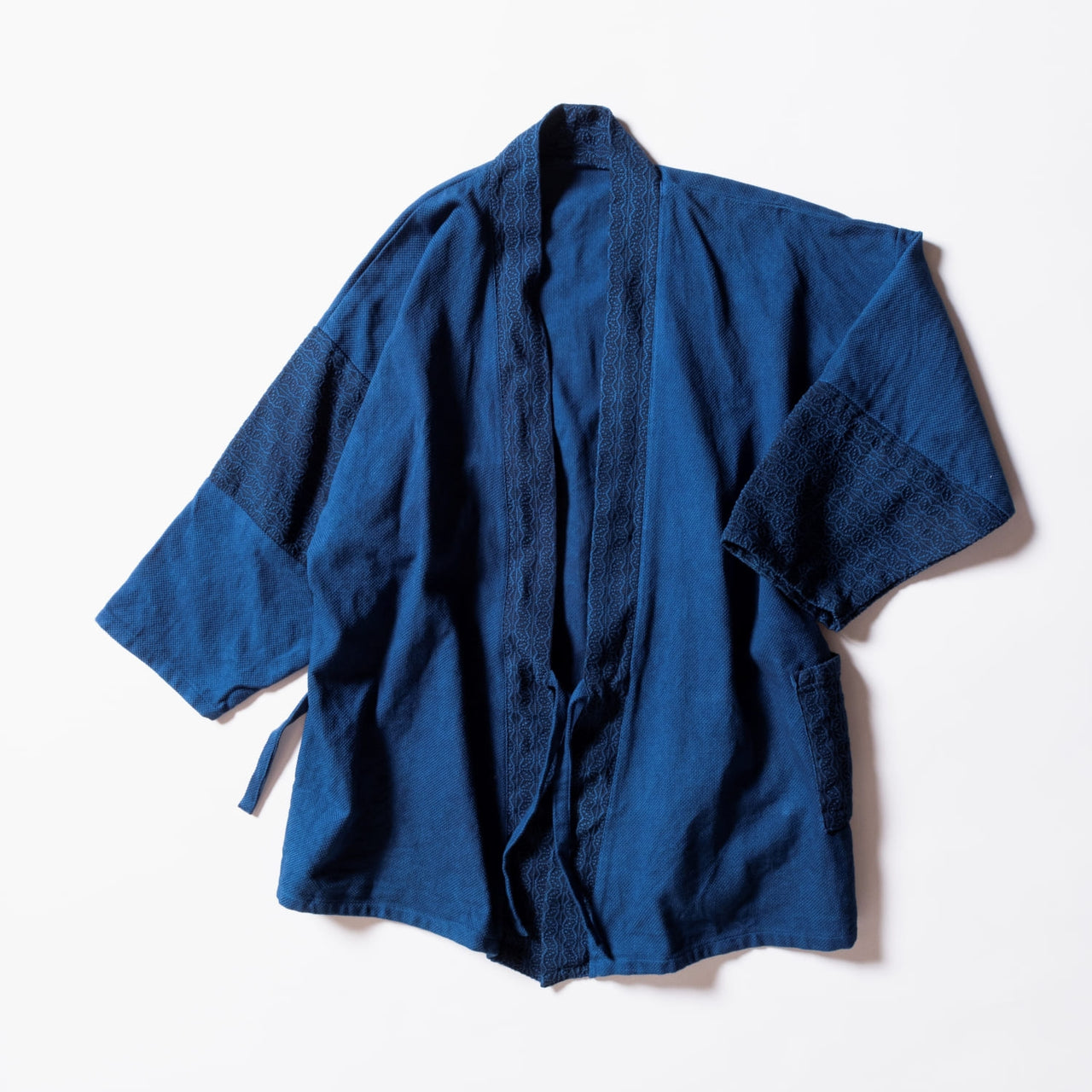 Patchwork Samue Jacket | Blue | Sashiko | Kimono style – MASTER ...